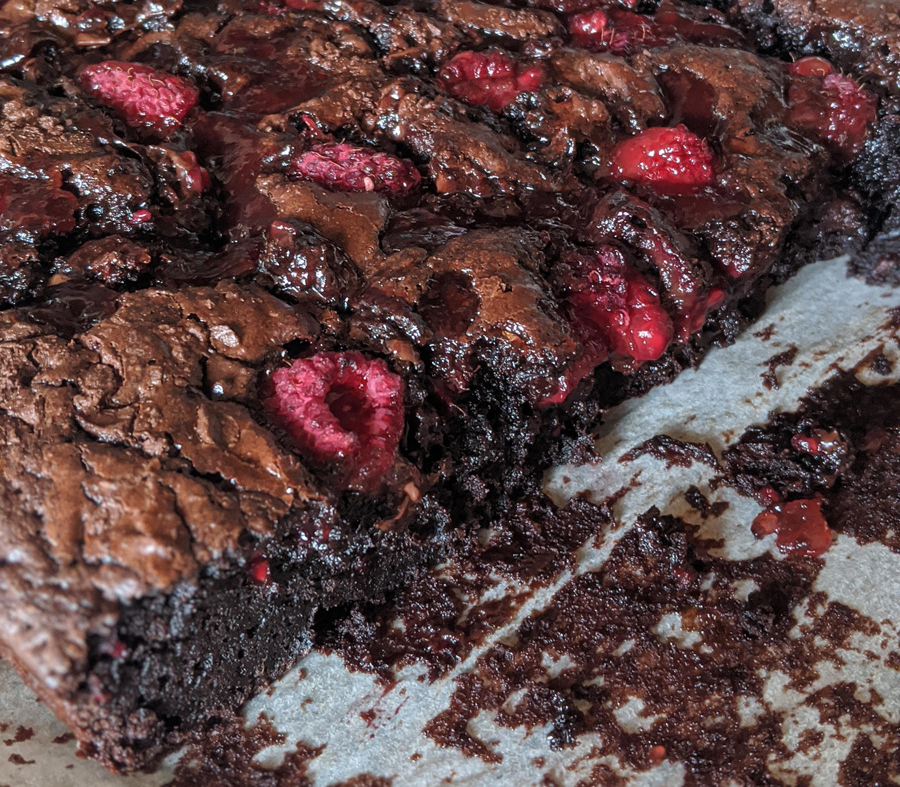 Double Chocolate Raspberry Ripple Brownies - Jem – UK blogger